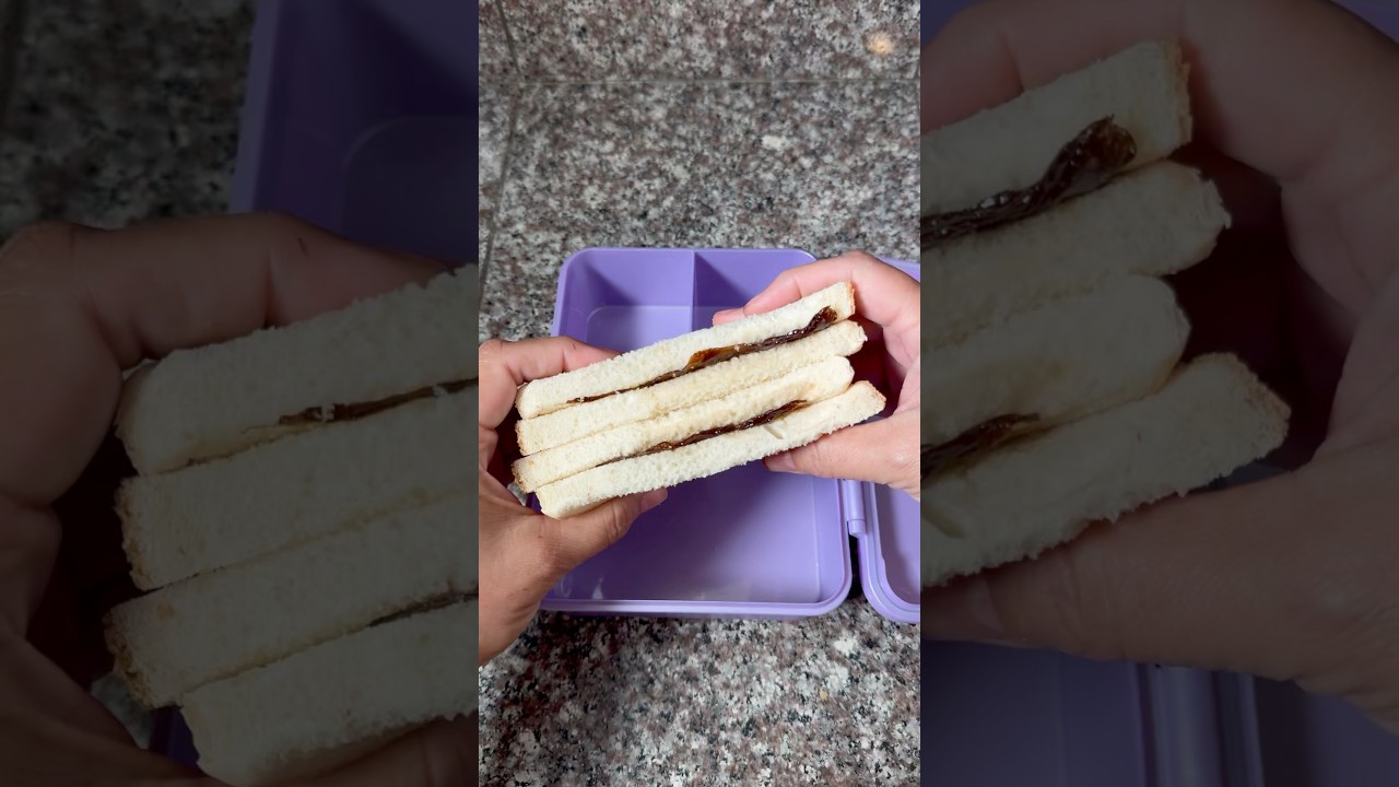 Packing school lunch using only purple foods goes wild