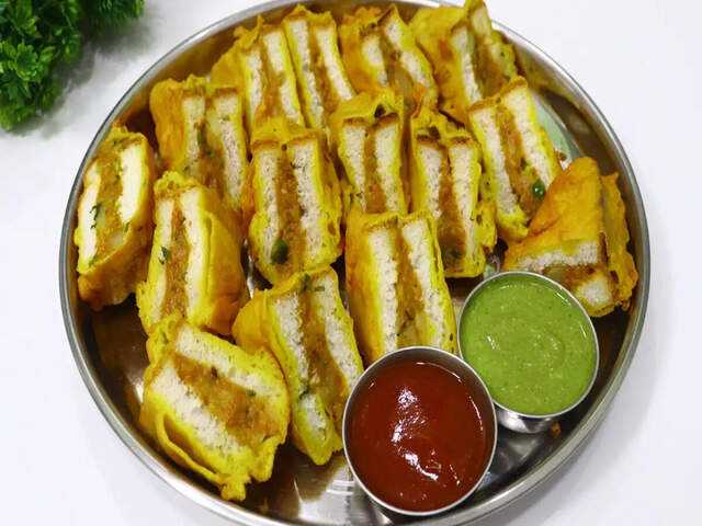 Deliciously crispy bread pakora recipe for home cooking