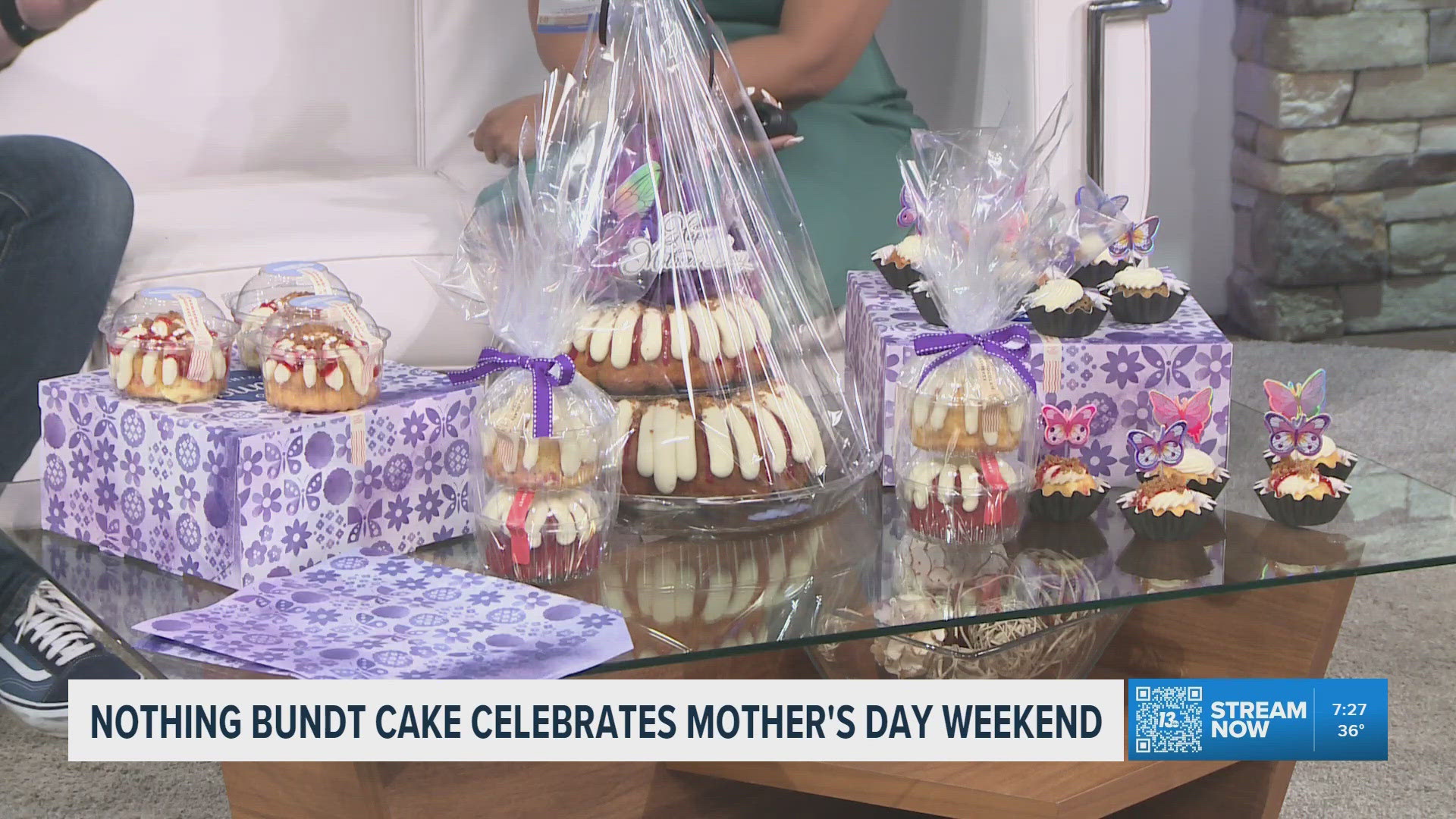 Nothing Bundt Cakes celebrating Mother's Day with special treats