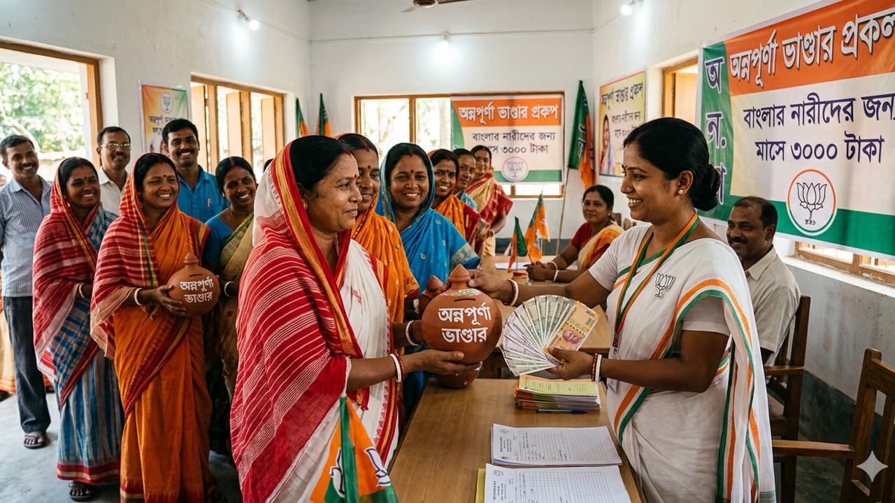 Annapurna Bhandar Scheme update: When will BJP start Rs 3,000 cash ...