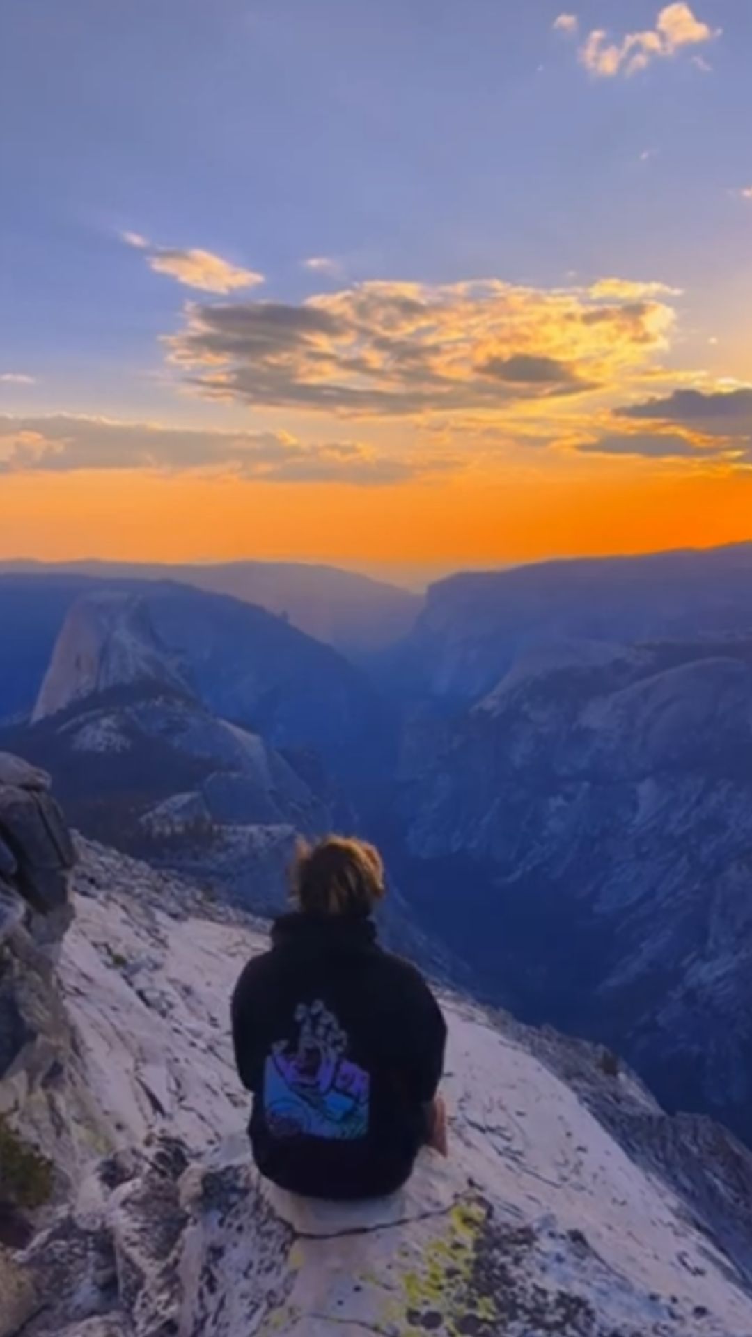 Sunset at Clouds Rest shows Yosemite at its most beautiful