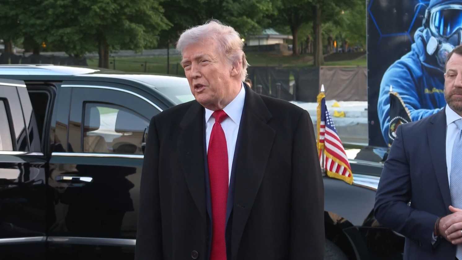 President Trump promotes economic record as Americans face inflation ...