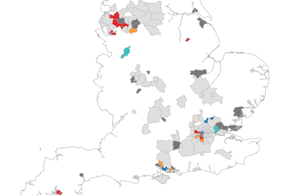 Local elections 2026: Live results map for every vote across UK today
