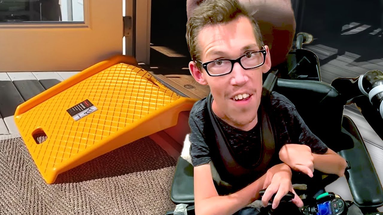 Trying out a new accessibility ramp