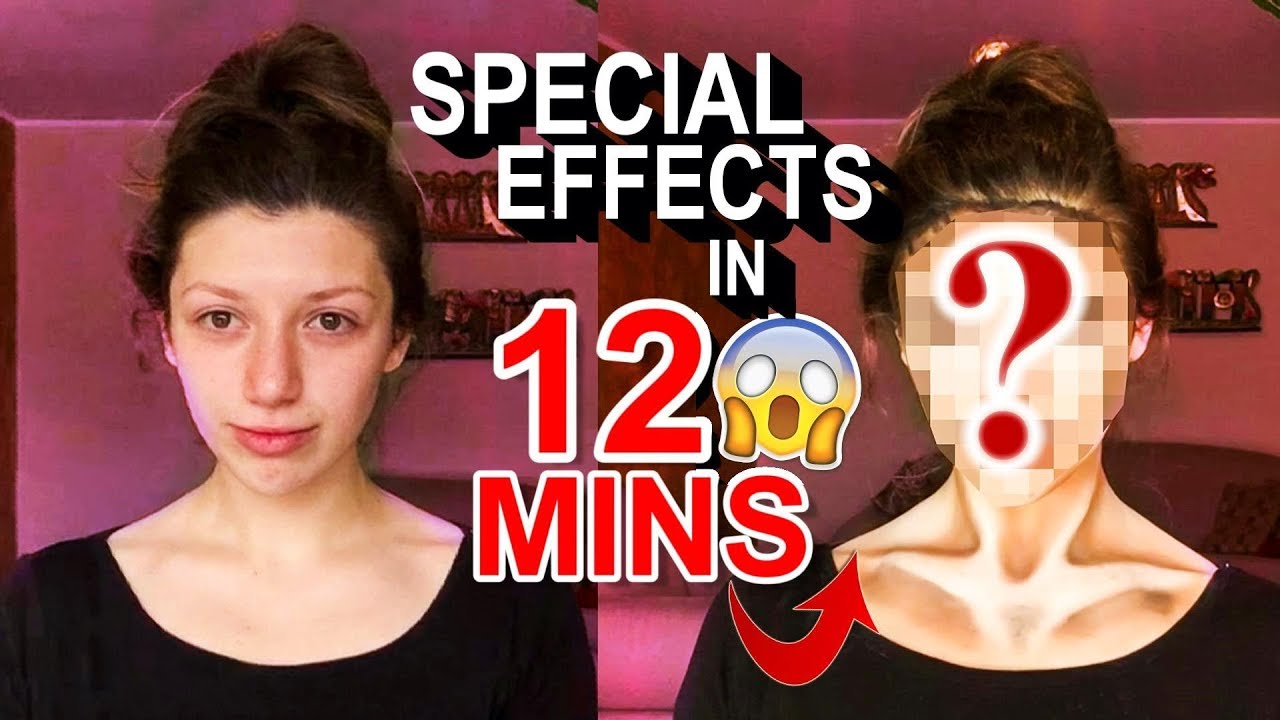 A professional makeup artist created a fantasy look on me