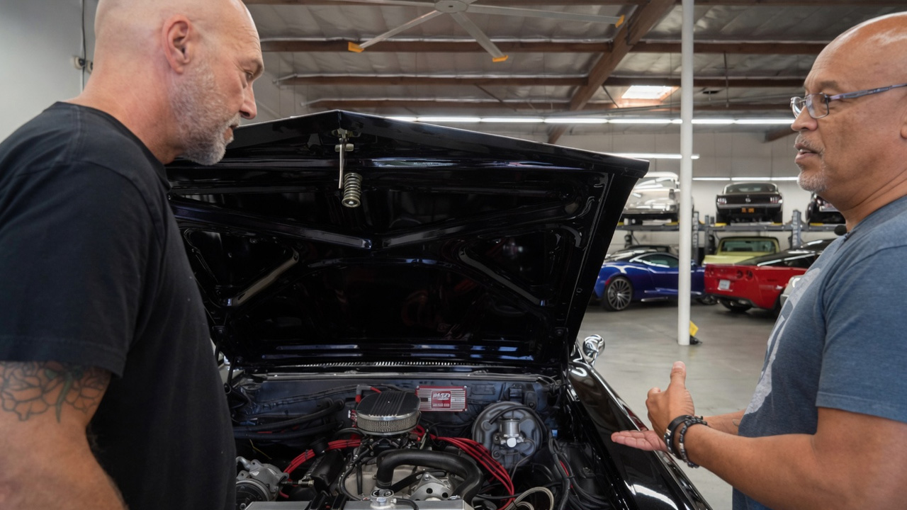 Pure muscle 455 engine reveal inside 1967 Pontiac Tempest