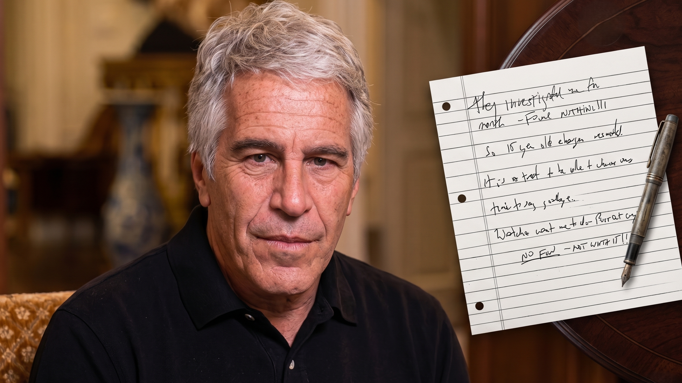 Epstein’s jail note dropped and the DOJ is back under fire