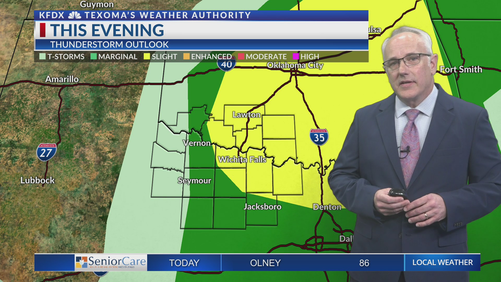 John's Friday morning forecast (5/8)