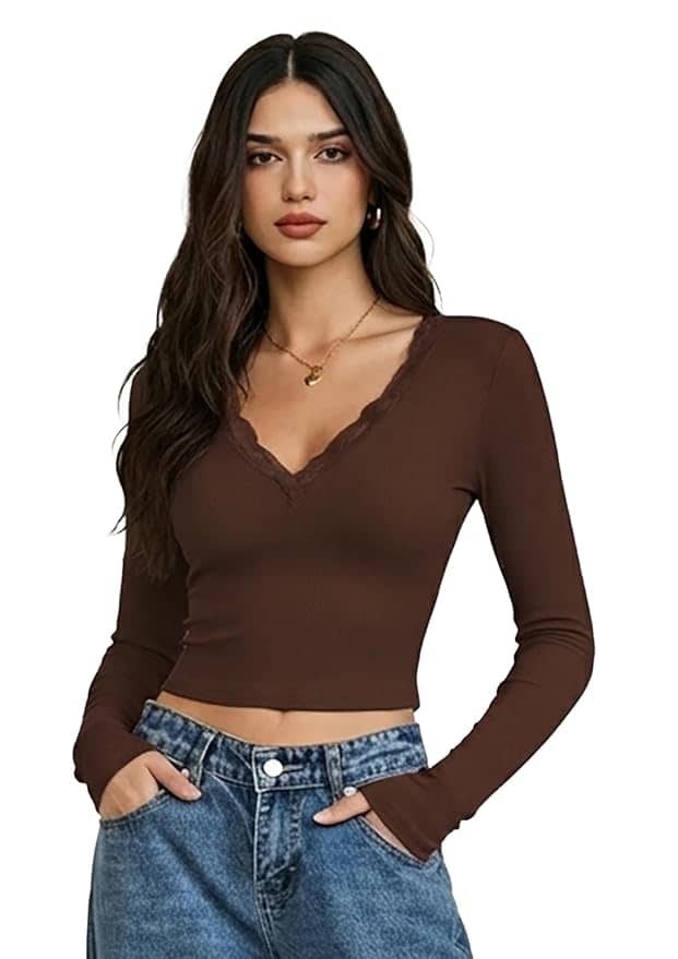 Trendy crop tops for women