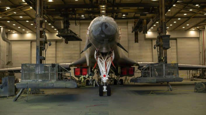 B-1B bomber Rage returns to service after restoration