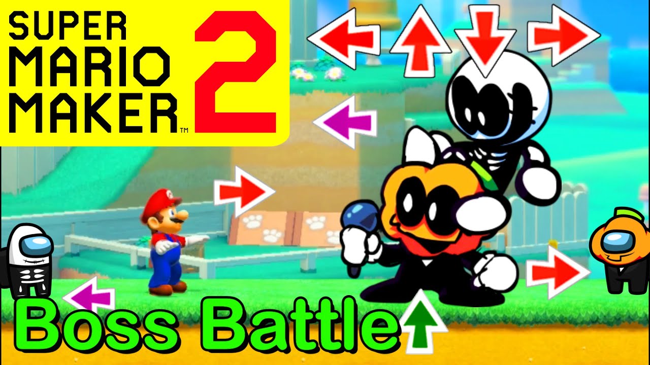 How to create a skid and pump boss in Mario Maker