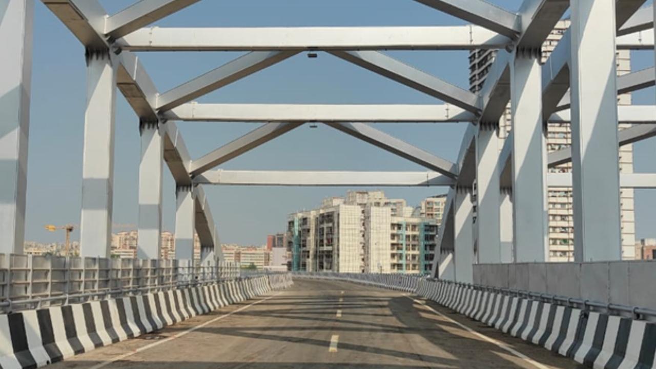 New four-lane ROB on Narangi Bypass Road between Virar and Vaitarna opens