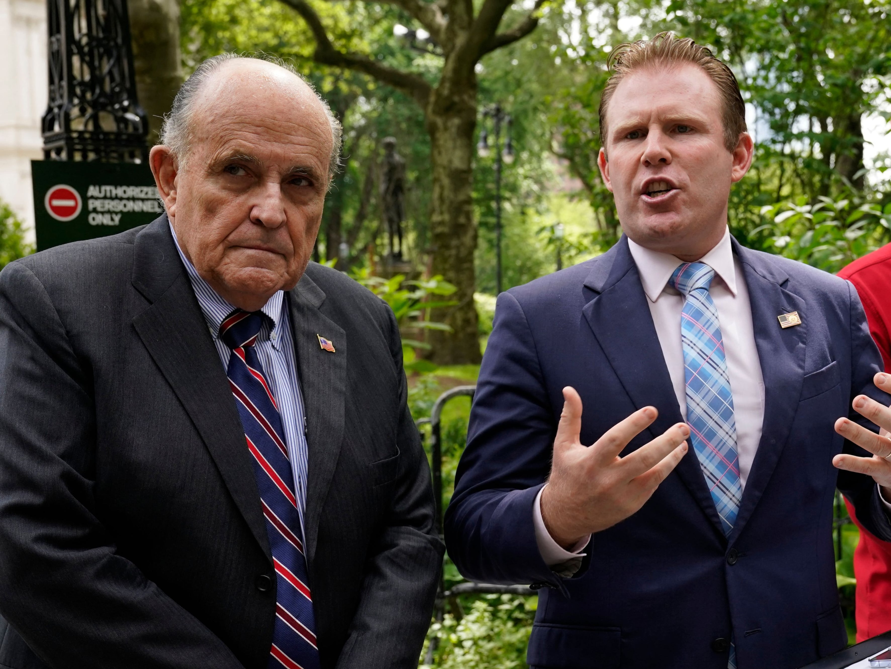 Giuliani’s nepo baby forced to clean up mess after Trump’s World Cup take