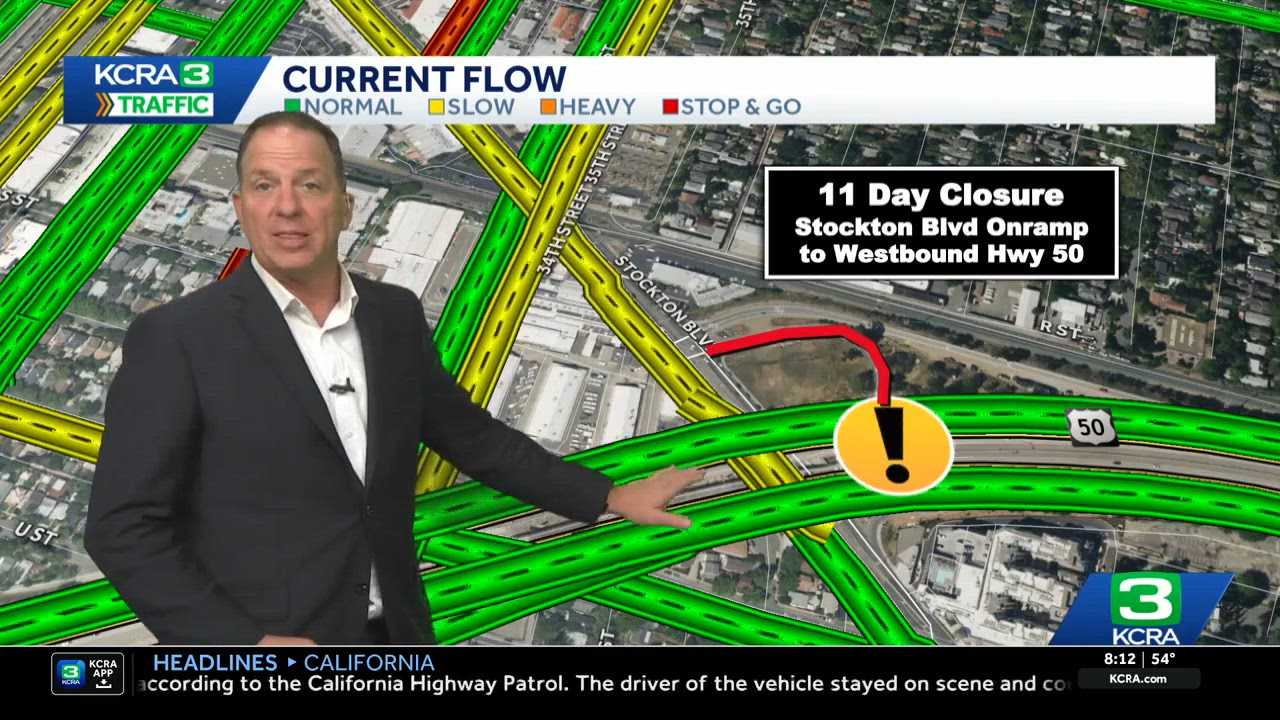 Fix50 project plans 11-day closure of Stockton Boulevard on-ramp in ...