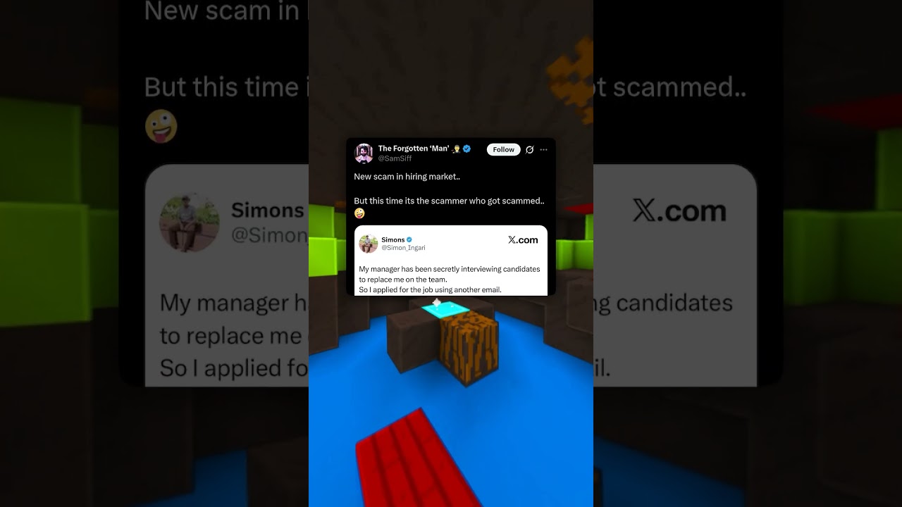 Scamming a scammer