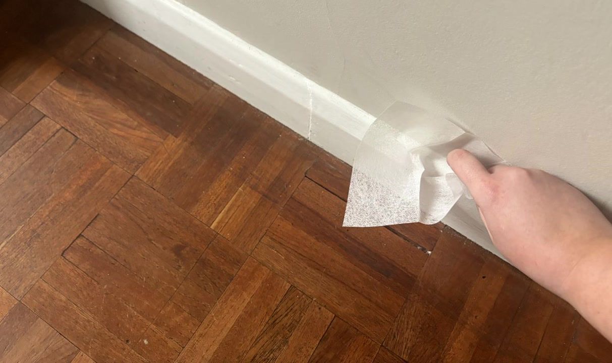 Home Bargains hack keeps skirting boards dust-free