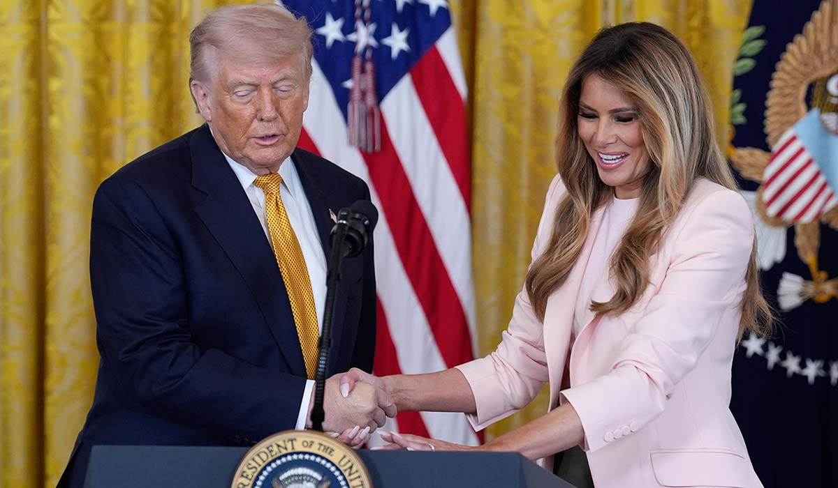 Trump admits US military 'fixed' Melania marriage issue as rift rumors ...