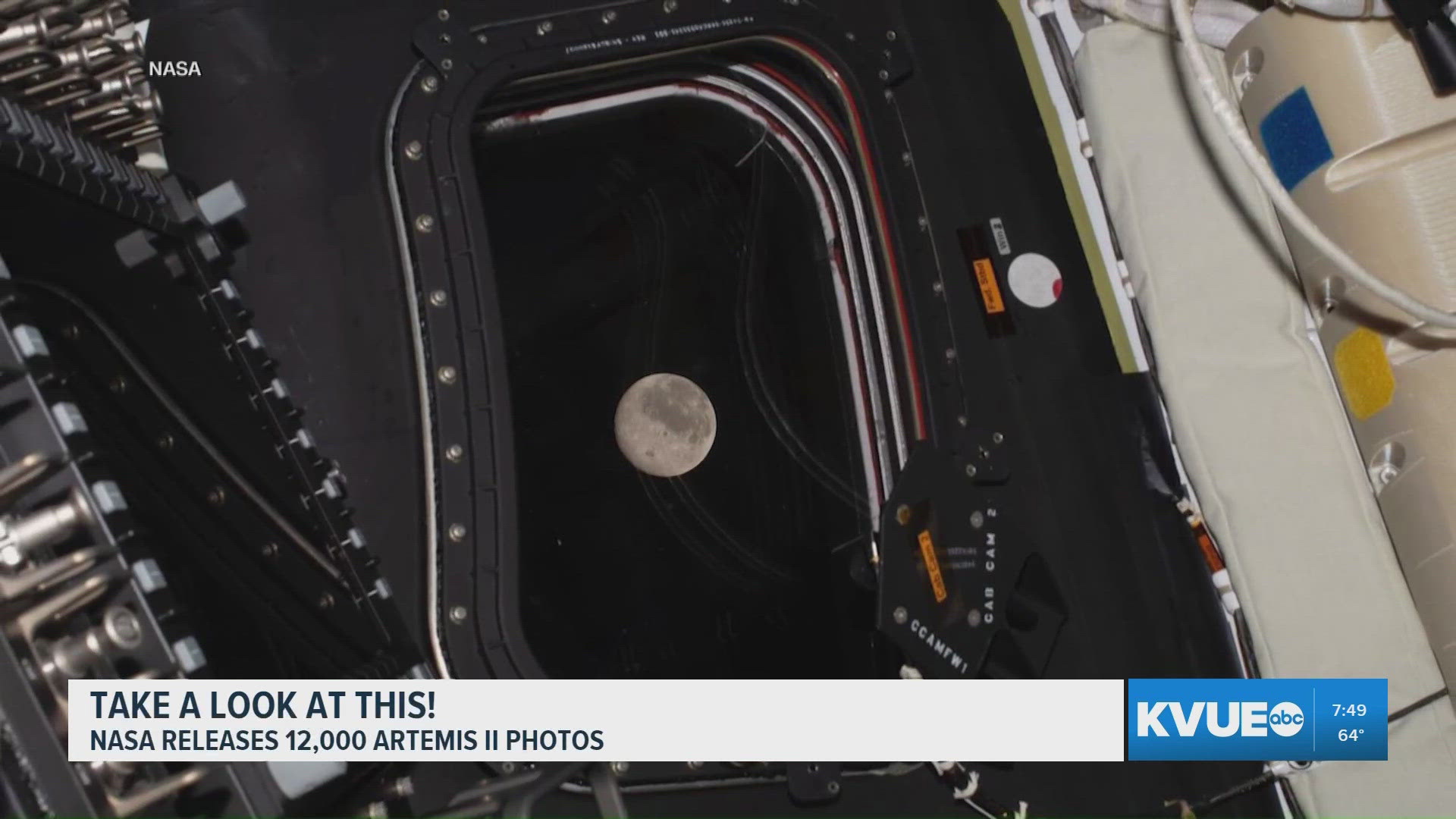 NASA releases 12K photos from Artemis II mission