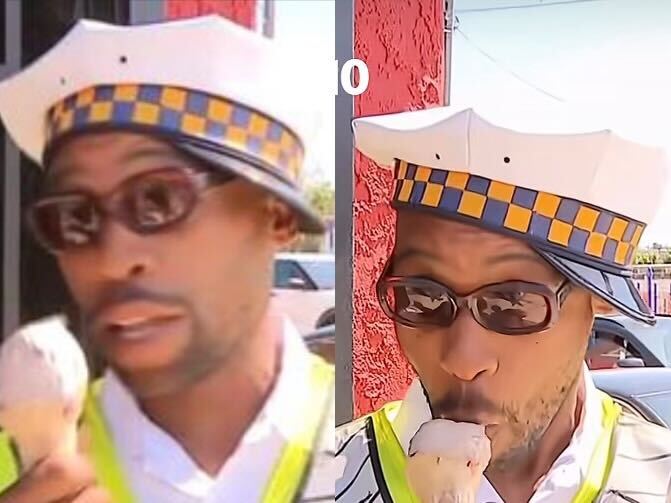 Why this ice cream-eating crossing guard is the latest viral social ...