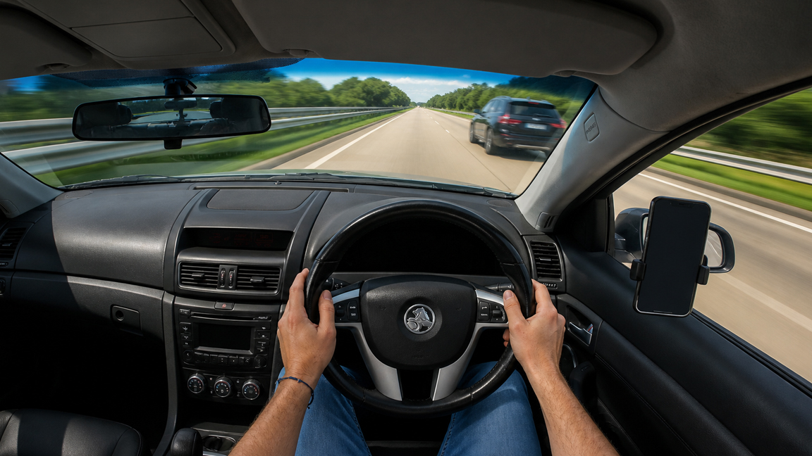Driving an Australian V8 wagon on the German autobahn