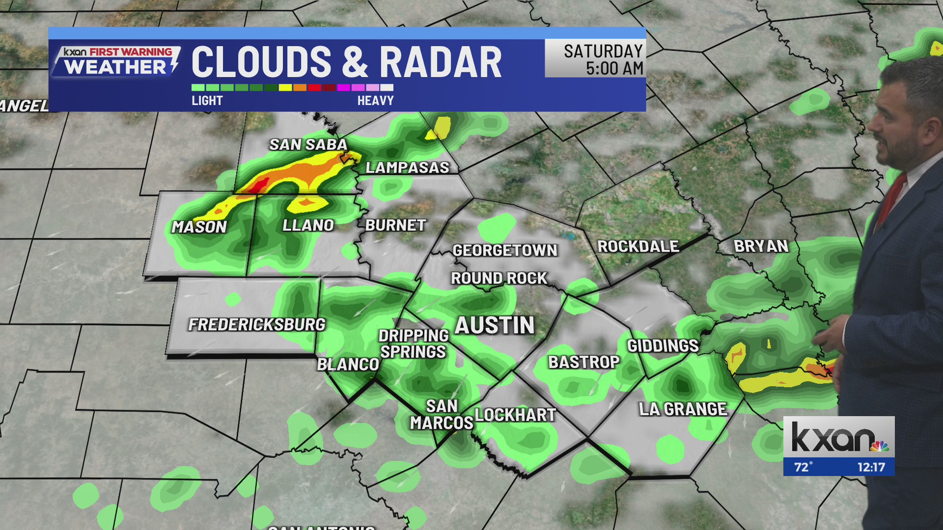 Rain chances sticking around through Mother's Day | May 8 KXAN weather ...