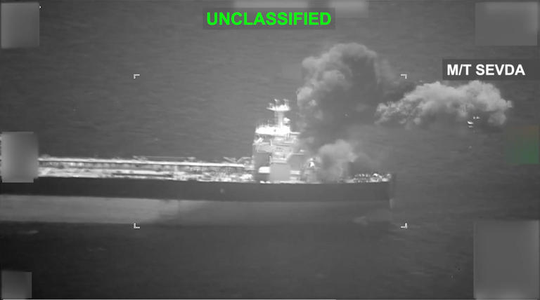 A US Navy Super Hornet knocked out a pair of Iran blockade runners by ...