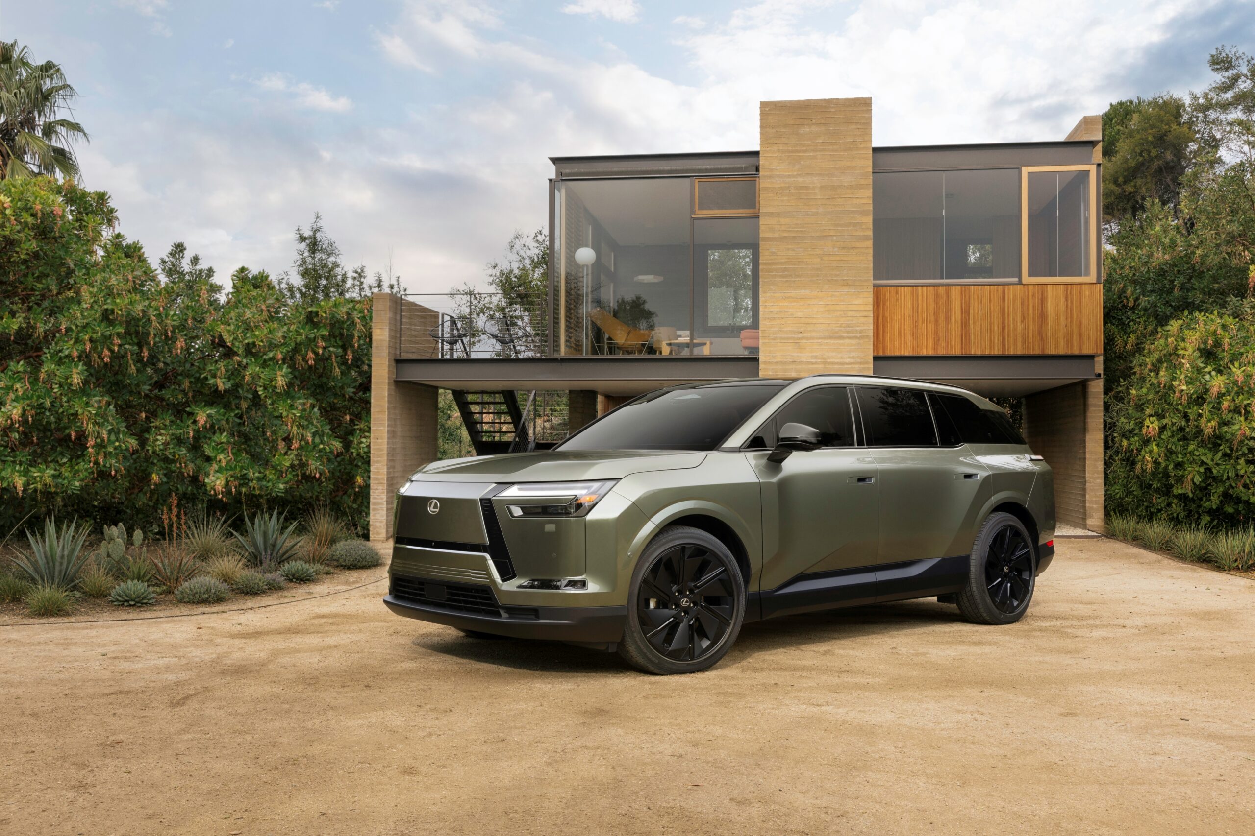 Lexus unveils 2027 TZ, its first three-row electric SUV