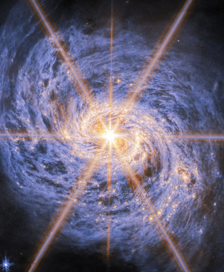 NASA reveals 'beacon of light' 45 million light‑years away