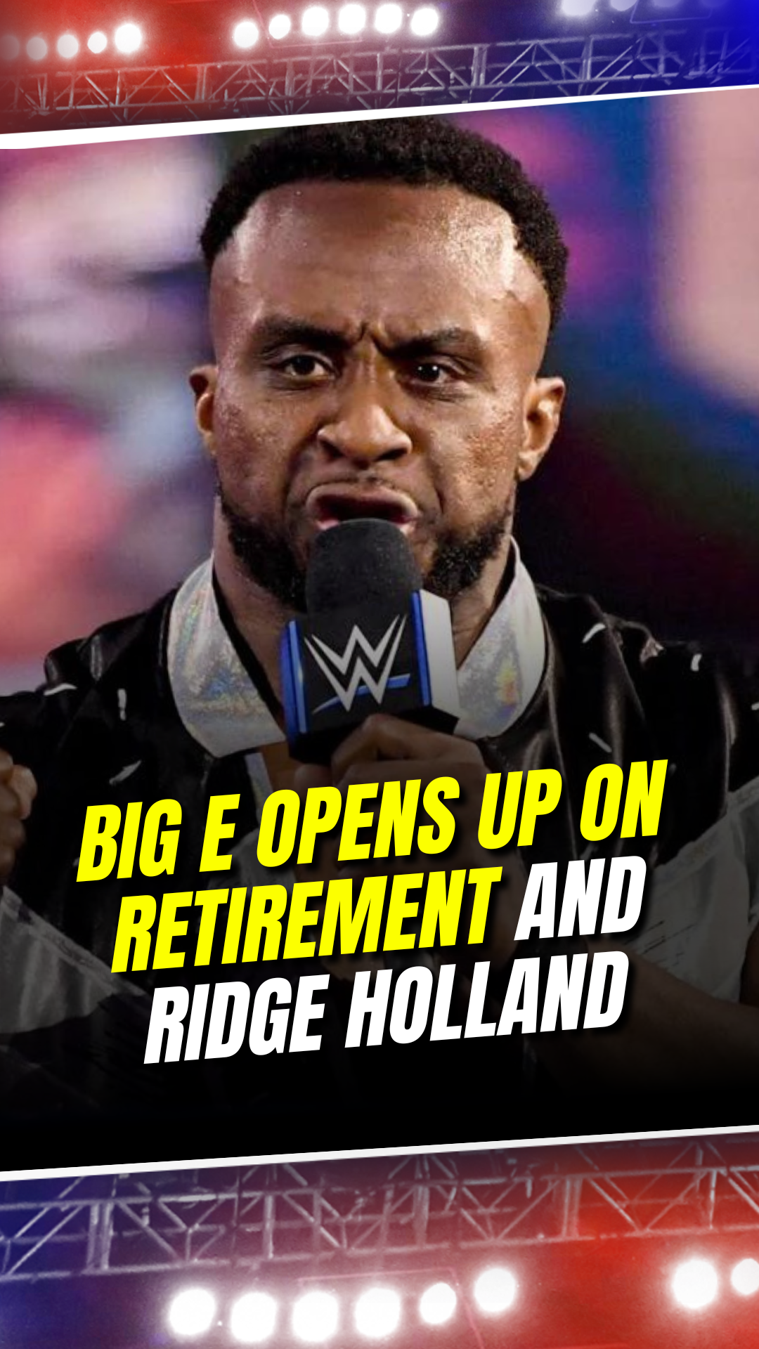 Big E opens up on retirement and Ridge Holland #BigE #WWE #HallOfFame