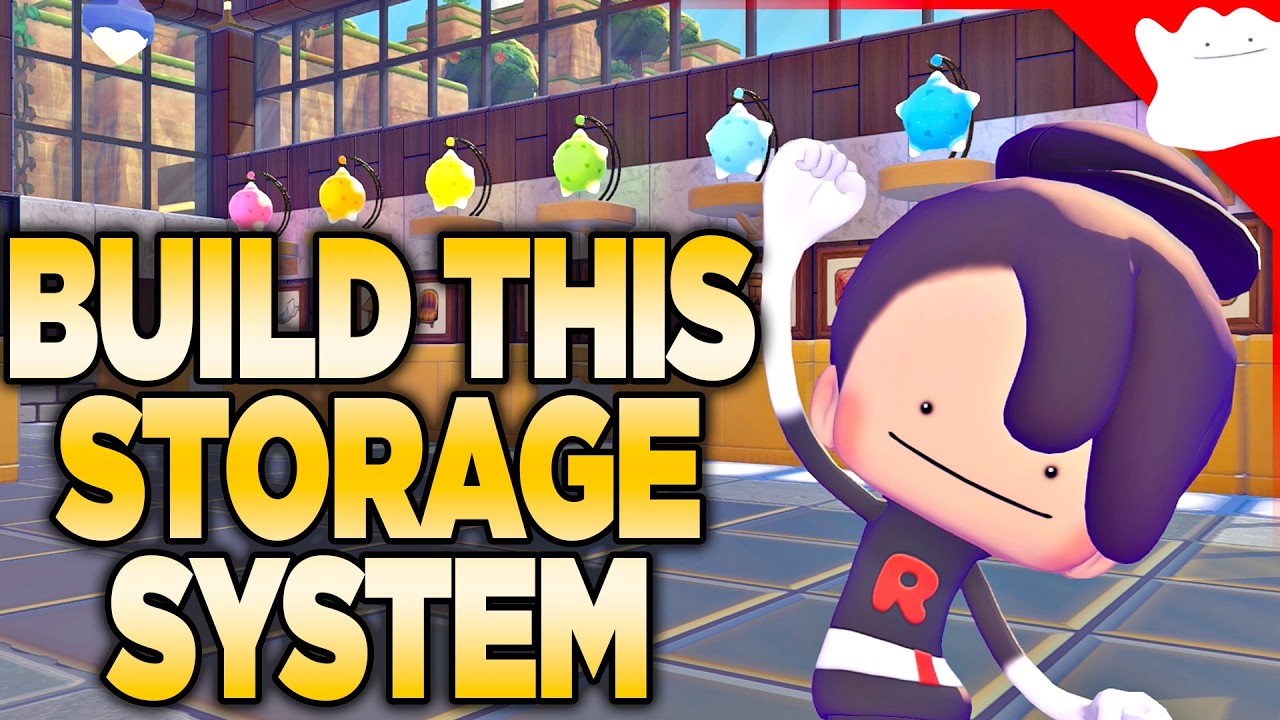 How to build the best storage system in Pokopia