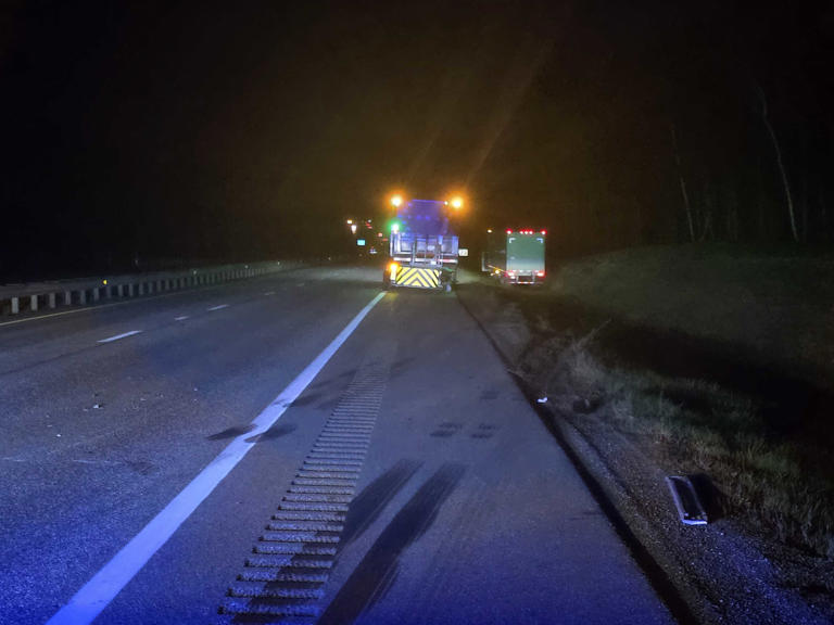 Maine Turnpike worker hurt, truck driver cited after highway crash