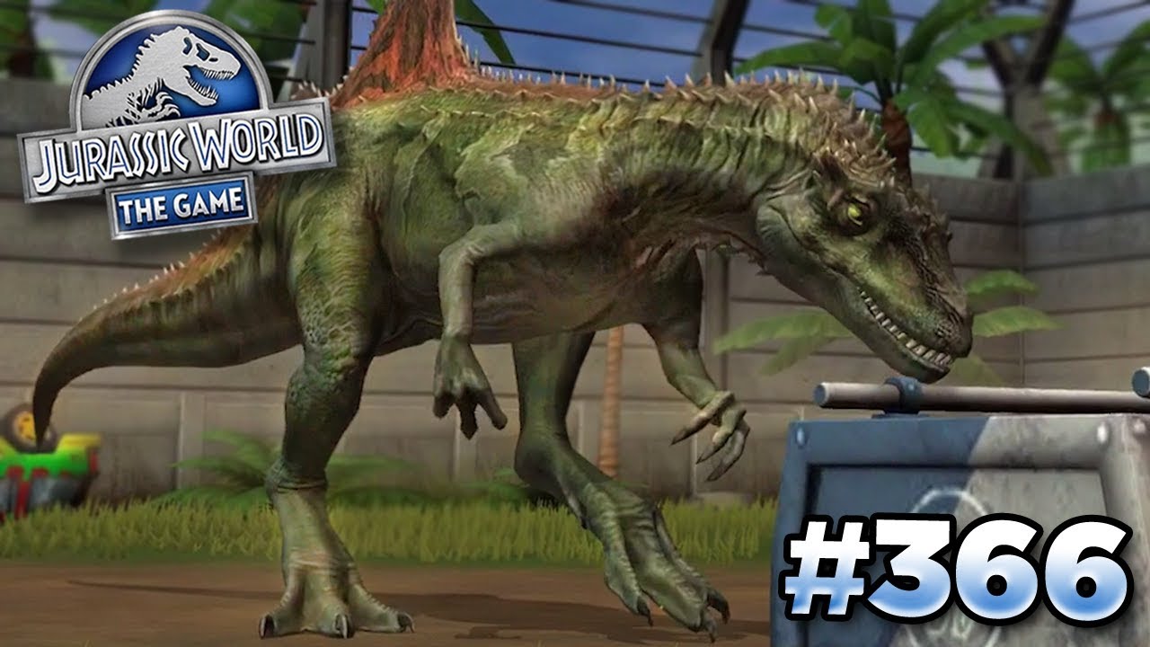 Checking out the new Concavenator in Jurassic World: The Game