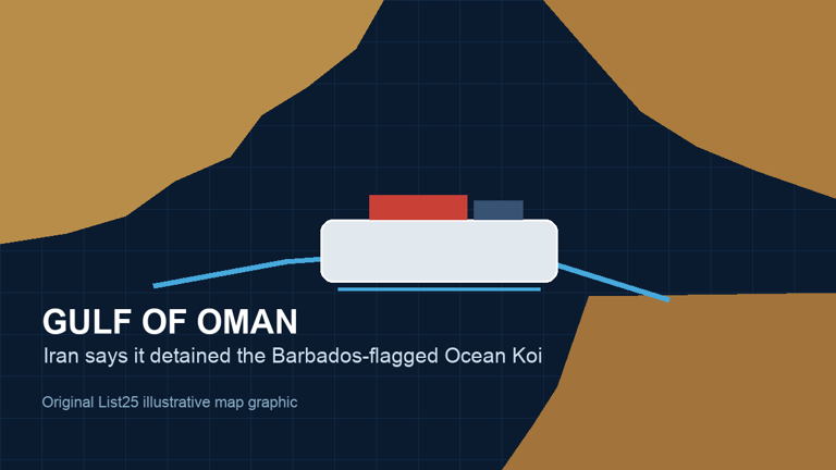 Iran seizes Ocean Koi tanker as Gulf crisis enters new maritime phase