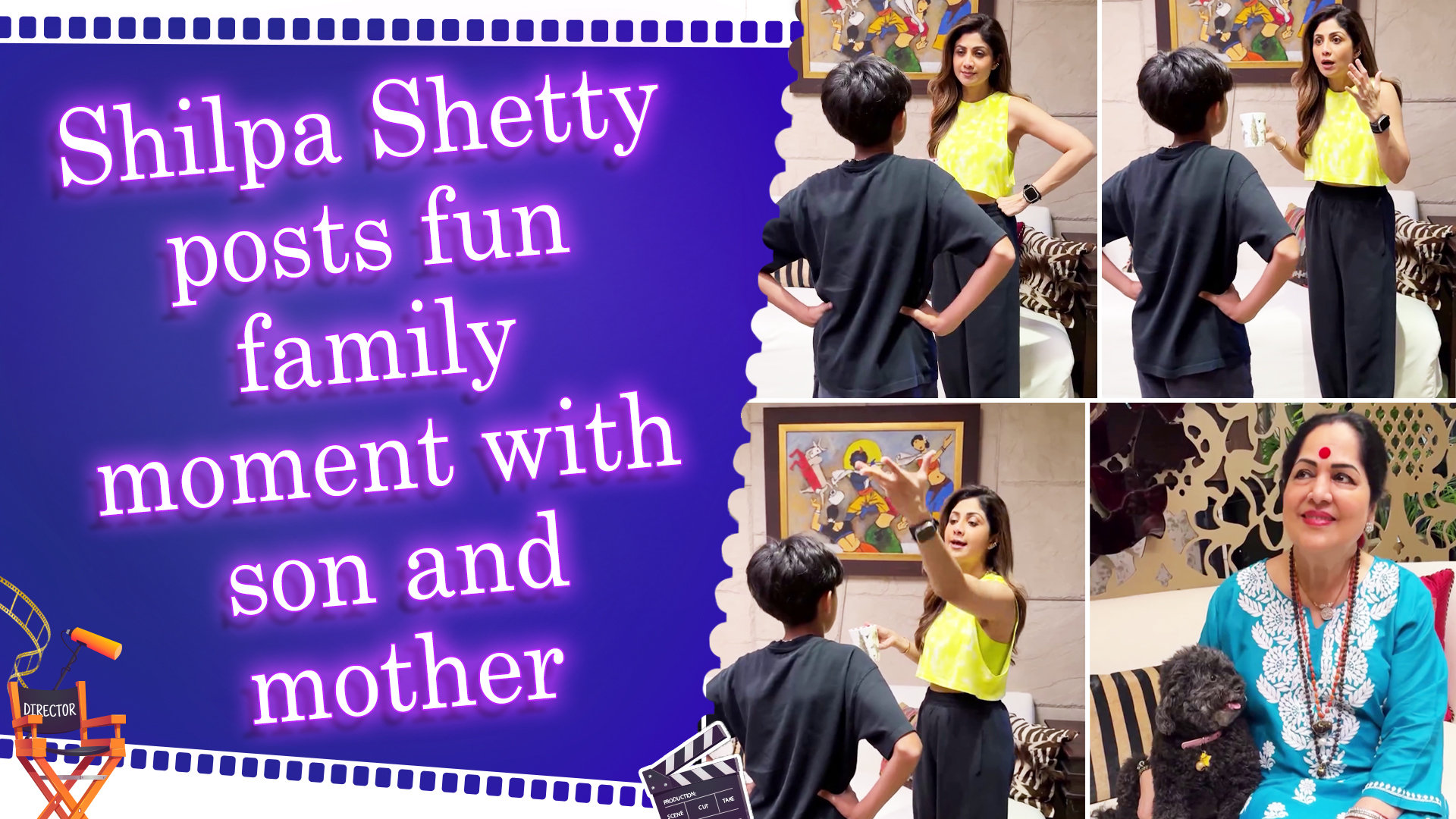 Shilpa Shetty shares hilarious 'Table turn day' video with son and ...