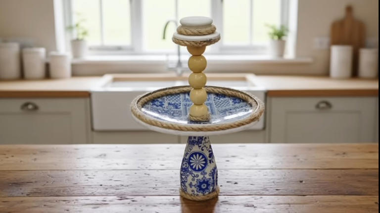 Transform an old pot lid into clever storage with this fun DIY idea