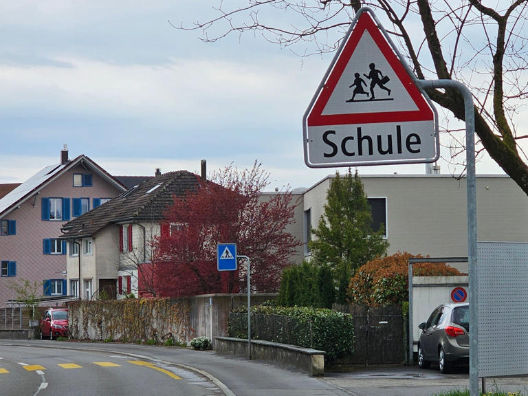 I'm an American raising 2 kids in Switzerland. They started walking to ...