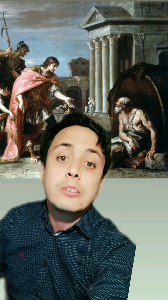 Alejandro Magno y Diógenes | #filosofía #culturageneral #cultura #his