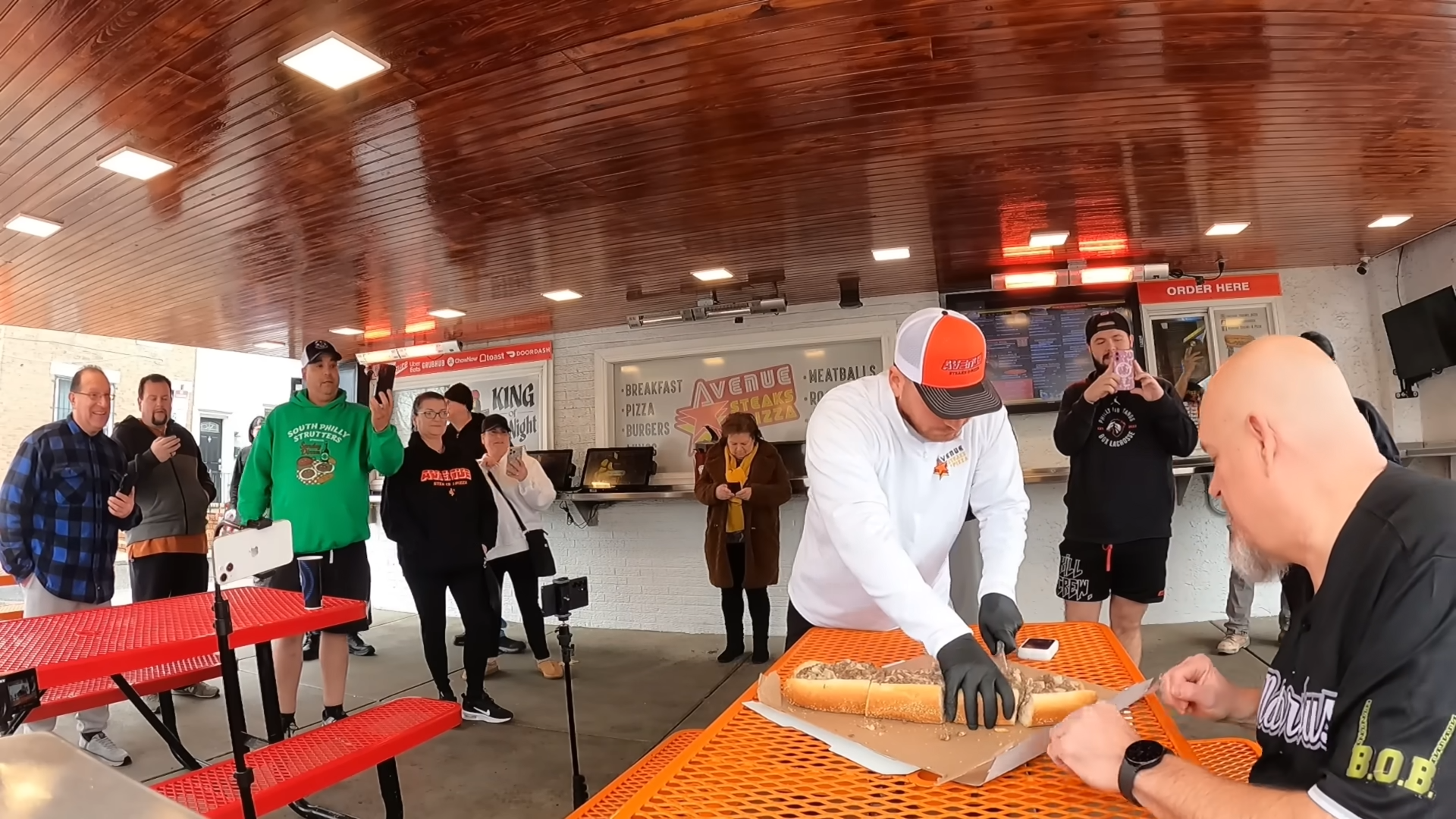 Giant man takes on a 500 dollar steak challenge that no one beats
