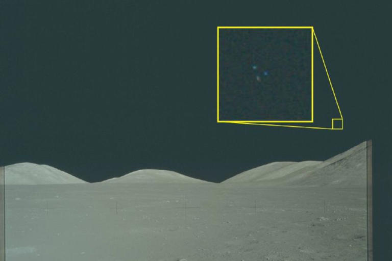 Mysterious UFO seen in Apollo 17 mission photograph taken from the moon ...