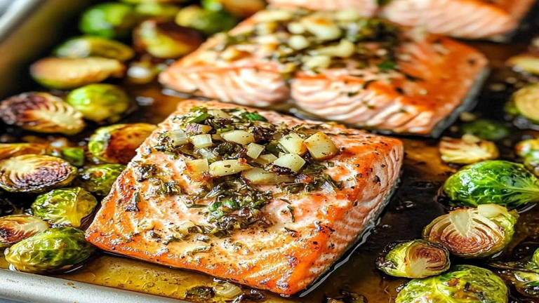 The heart-healthy sheet pan salmon dinner everyone is talking about