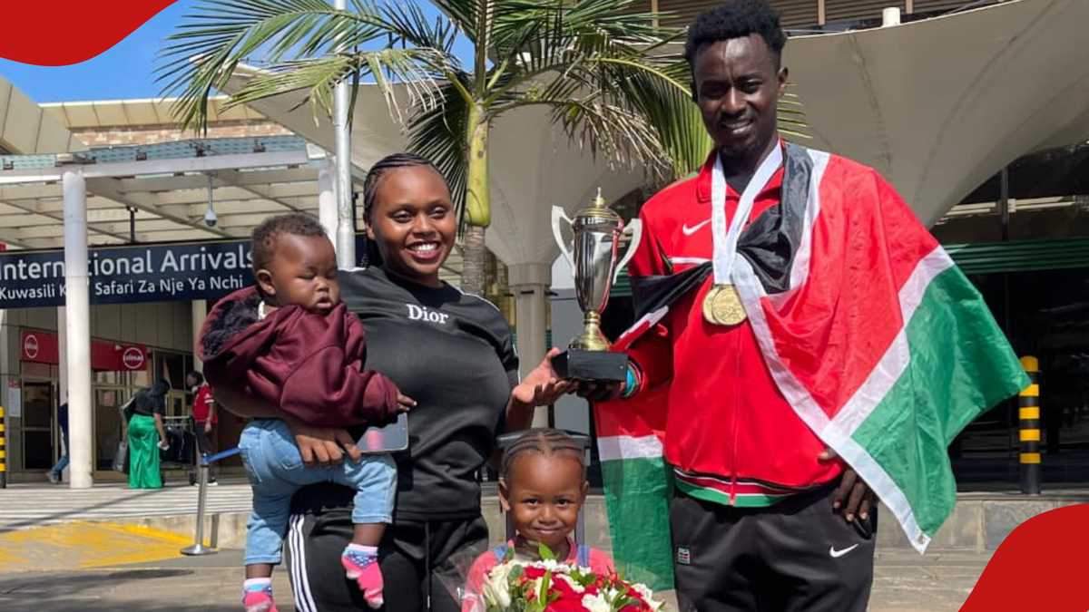Kevin Kiarie: Skater shows off beautiful wife, lovely kids in cute ...