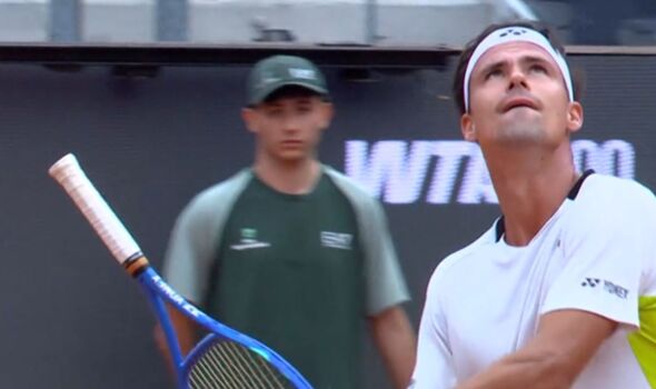 Italian Open star slapped with umpire warning after smacking ball with ...