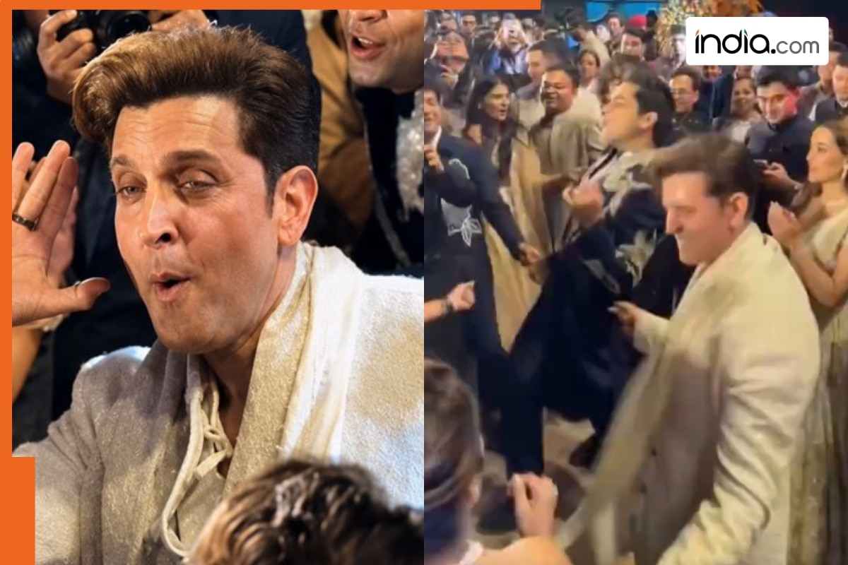 Hrithik Roshan recreates Kaho Naa... Pyaar Hai steps during baraati ...