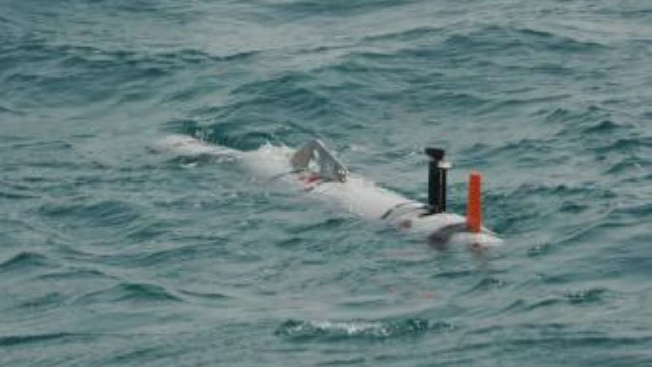 First footage reveals America’s giant robotic submarine