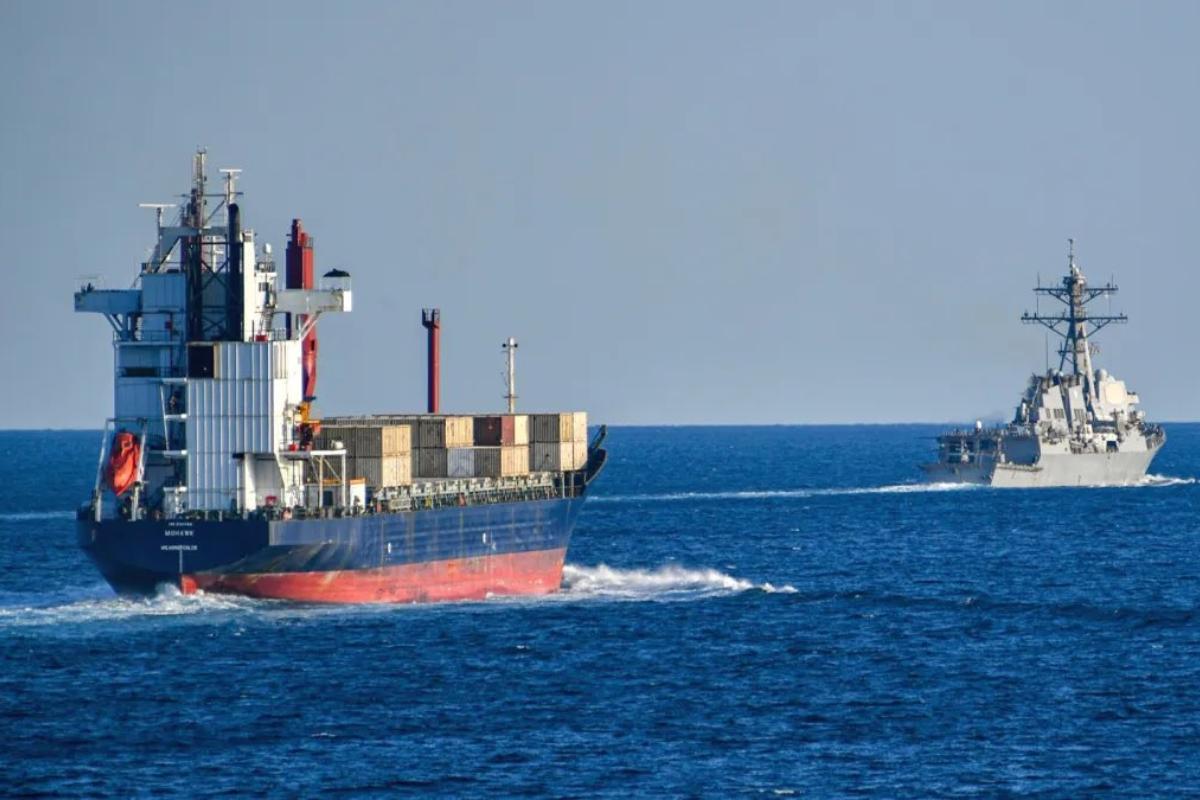 US has quietly coordinated passage of around 70 commercial ships ...