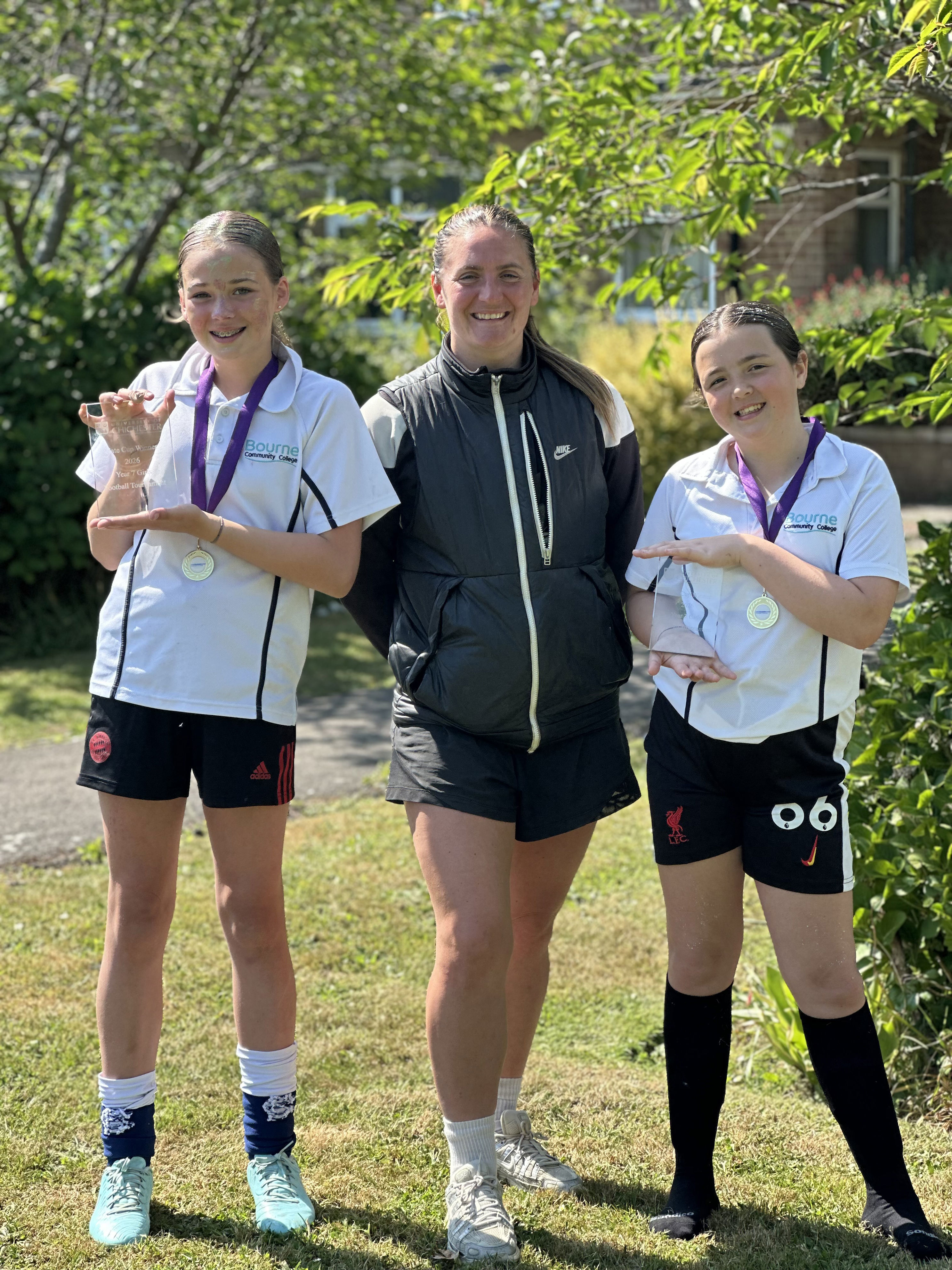 Bourne Community College girls lift Sharpie Cup after outstanding ...