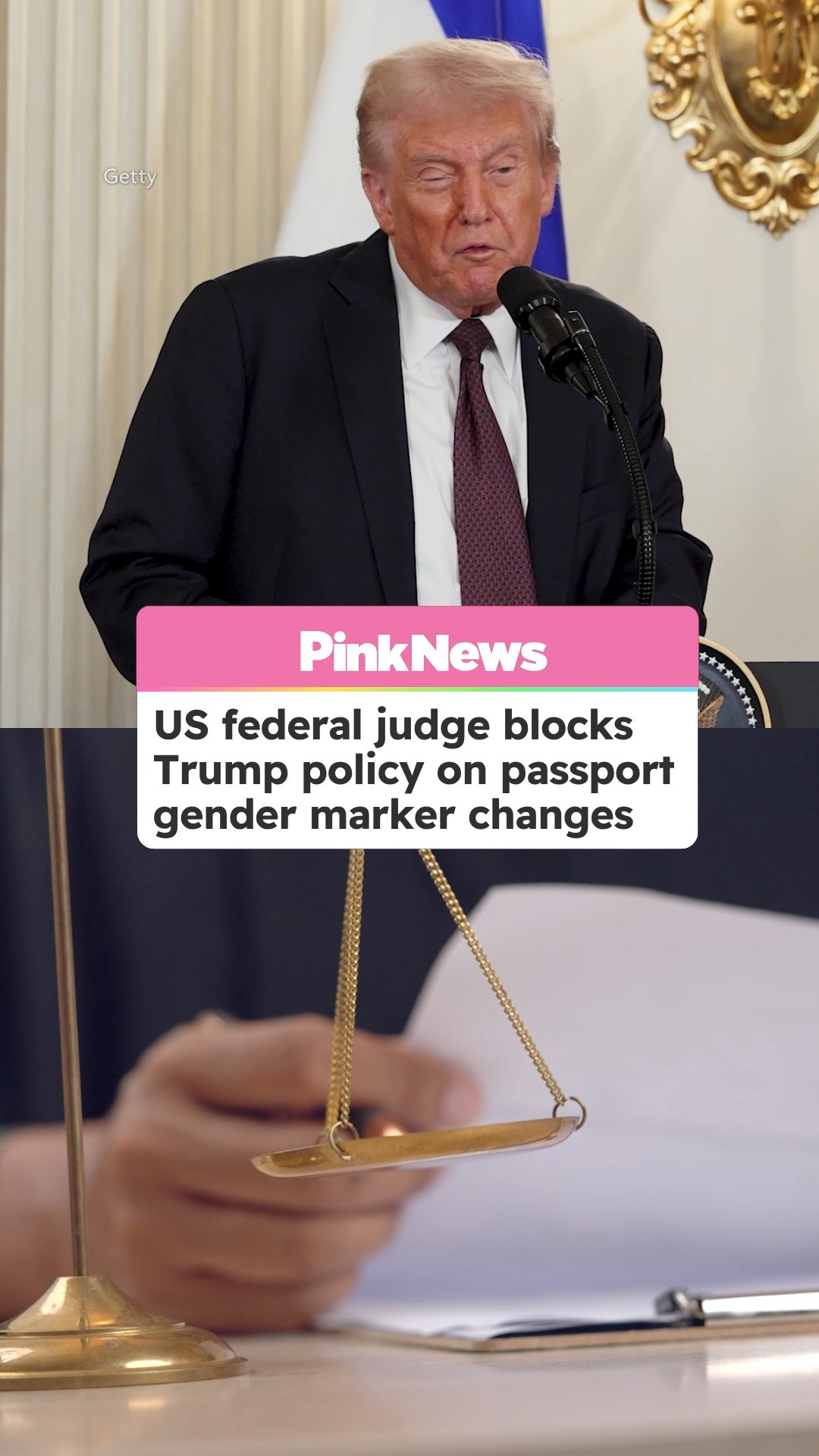 Judge blocks Trump's ban on trans and non-binary passport gender ...
