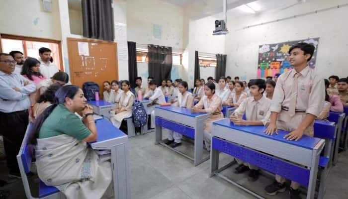 Delhi CM Rekha Gupta conducts surprise inspection of government school ...