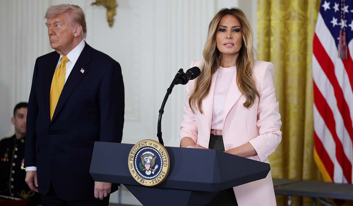 Trump admits US military 'fixed' Melania marriage issue as rift rumors ...