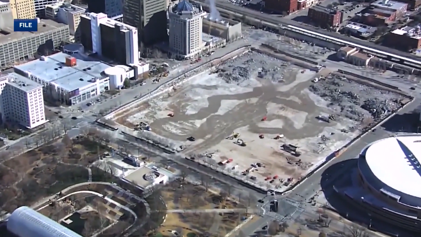 Lane closures start in downtown Oklahoma City for Continental Coliseum ...